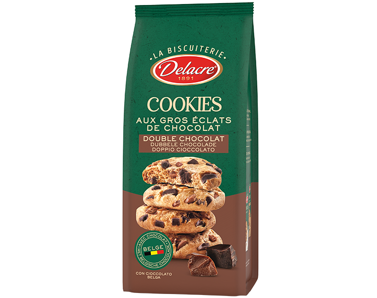 Cookies aux gros éclats - Double Chocolat | Delacre
